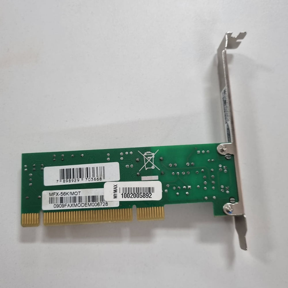 Placa de Fax Modem Mymax MFX-56K Mot - Mservice