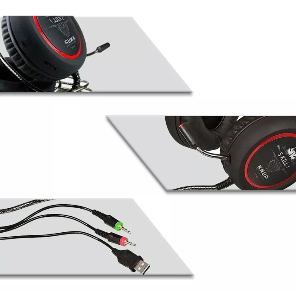 Headset Gamer Knup KP-401 - Mservice
